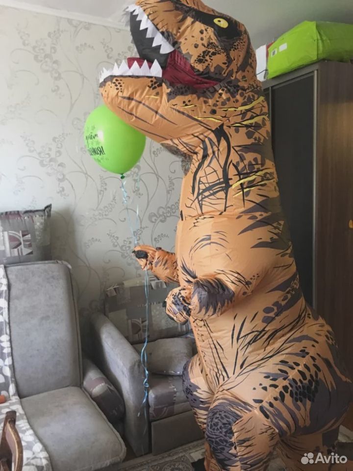 Костюм динозавра дракона надувной