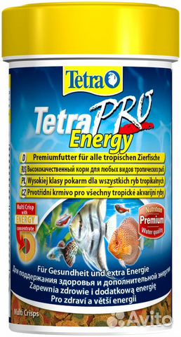 Корм для рыб Tetra TetraPro. Energy + доставка