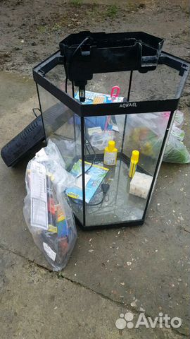 Продам аквариум aquael hexa set ii 60 б/у