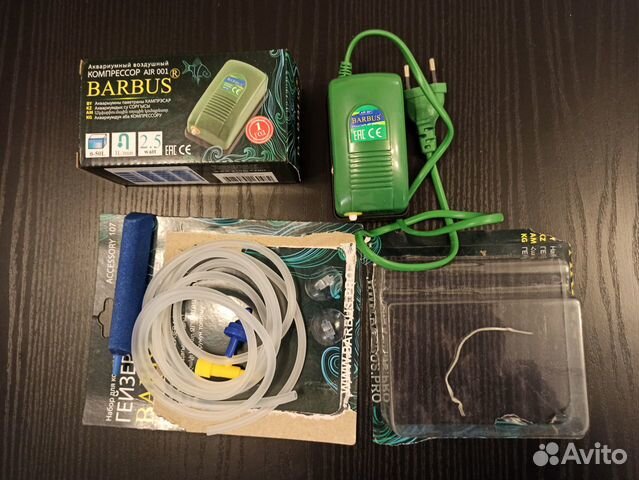 Воздушный компрессор для аквариума + шланг