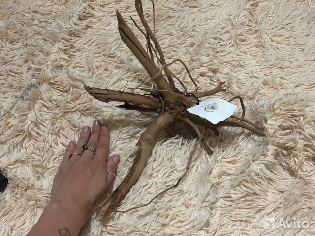 Коряга в аквариум