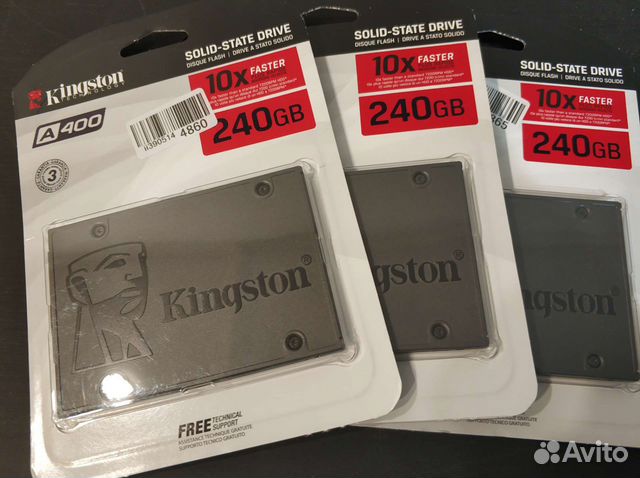 Ssd kingston 240gb оригинал с озона купить в Москве | Электроника | Авито